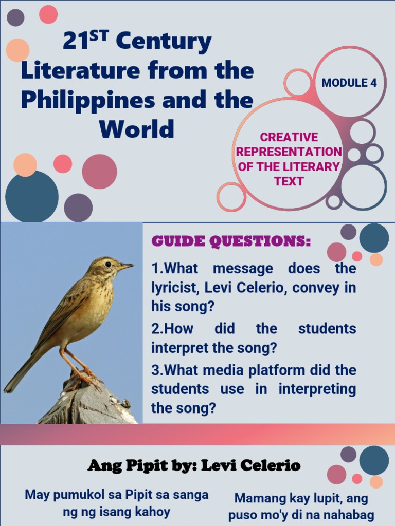 21st Creative Representation of Literary Text | PDF 21st Creative Representation of Literary Text | PDF