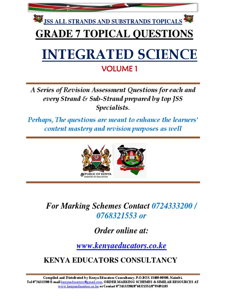 Int Sci Grade 7 Jss revision | PDF