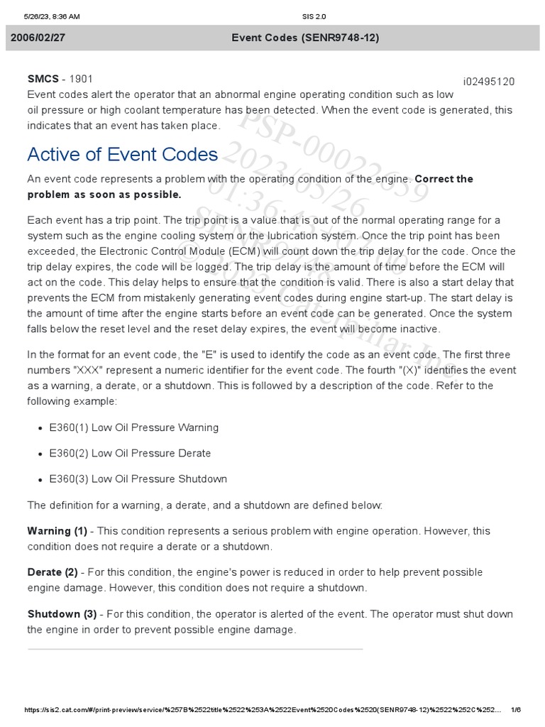 Event Code C18 Engine D9 | PDF | Troubleshooting | Manufactured Goods
