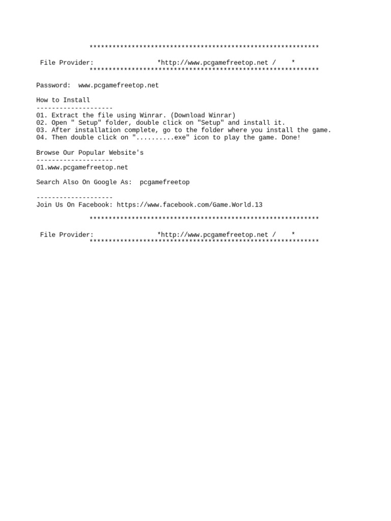 Read Me First - Instructions | PDF