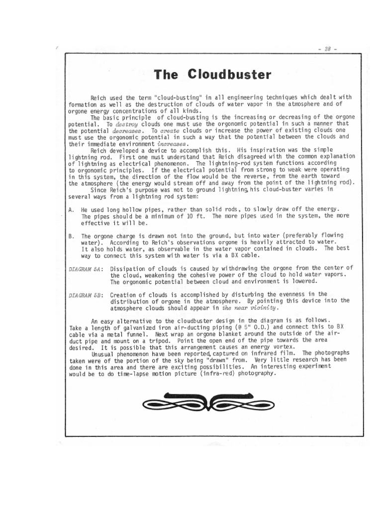 Cloudbuster | PDF