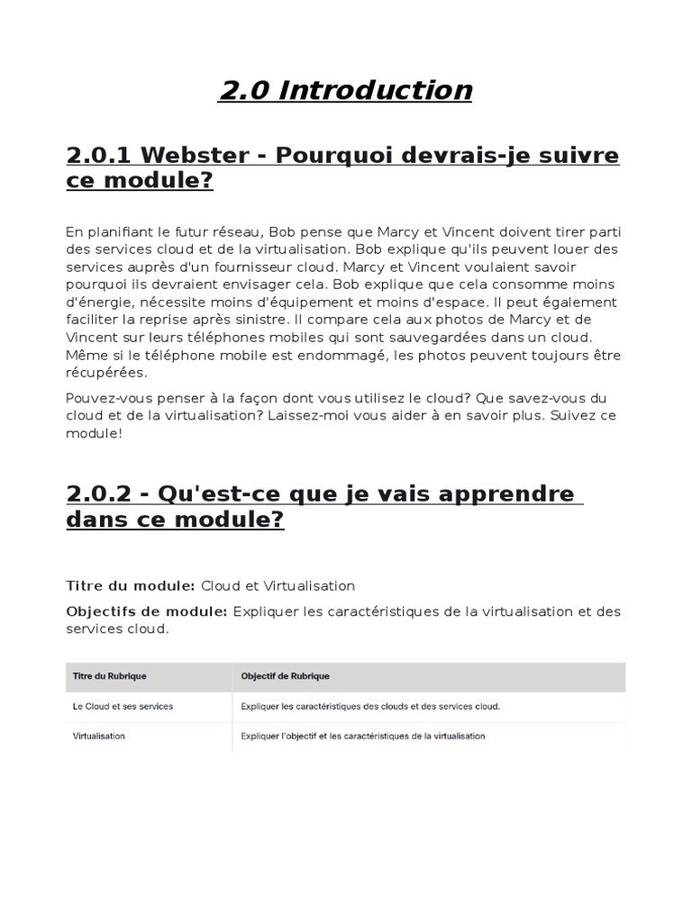 Module 2: Cloud & Virtualisation | PDF
