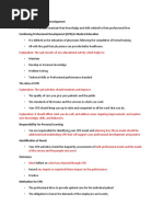 PDP Blank Template FINAL | PDF | Professional Development | Dentistry