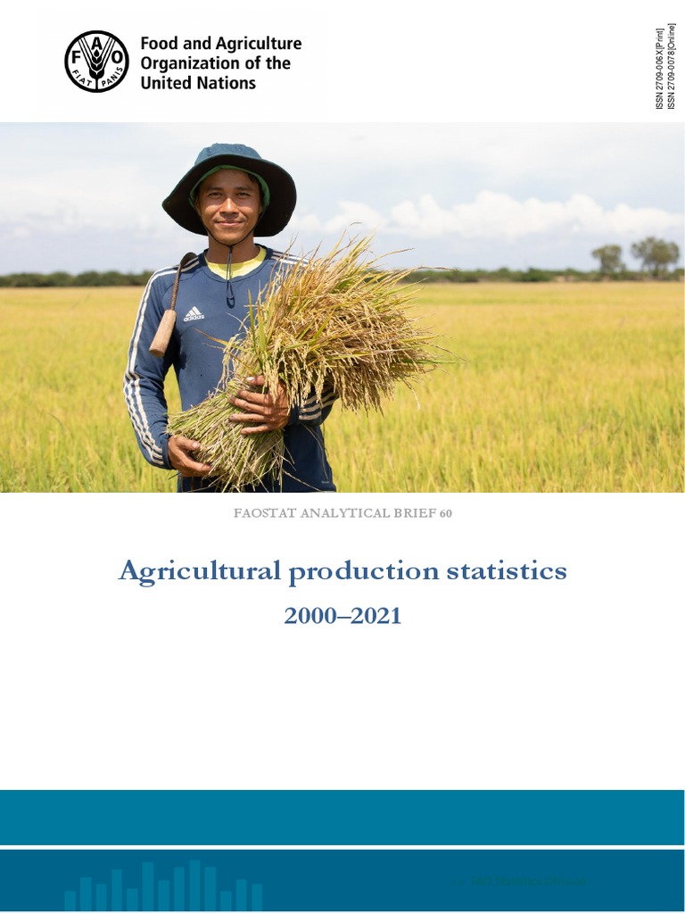 Agricultural Production Statistics 2000-2021 | PDF | Agriculture | Cereals