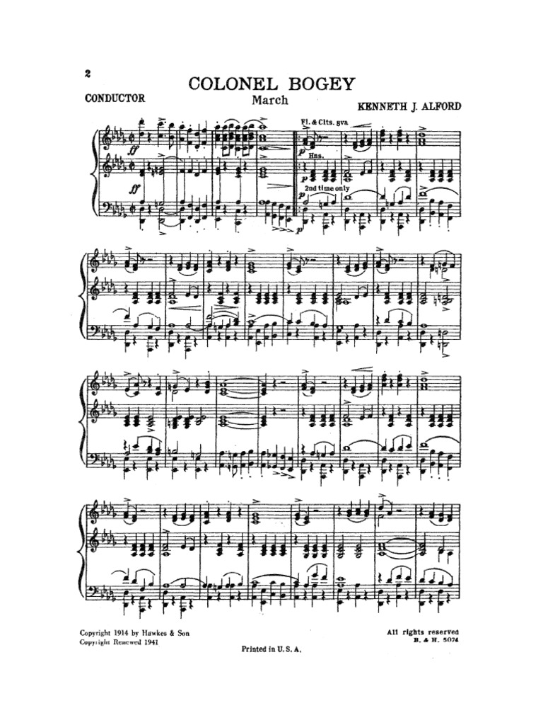 Colonel Bogey - Partitura | PDF