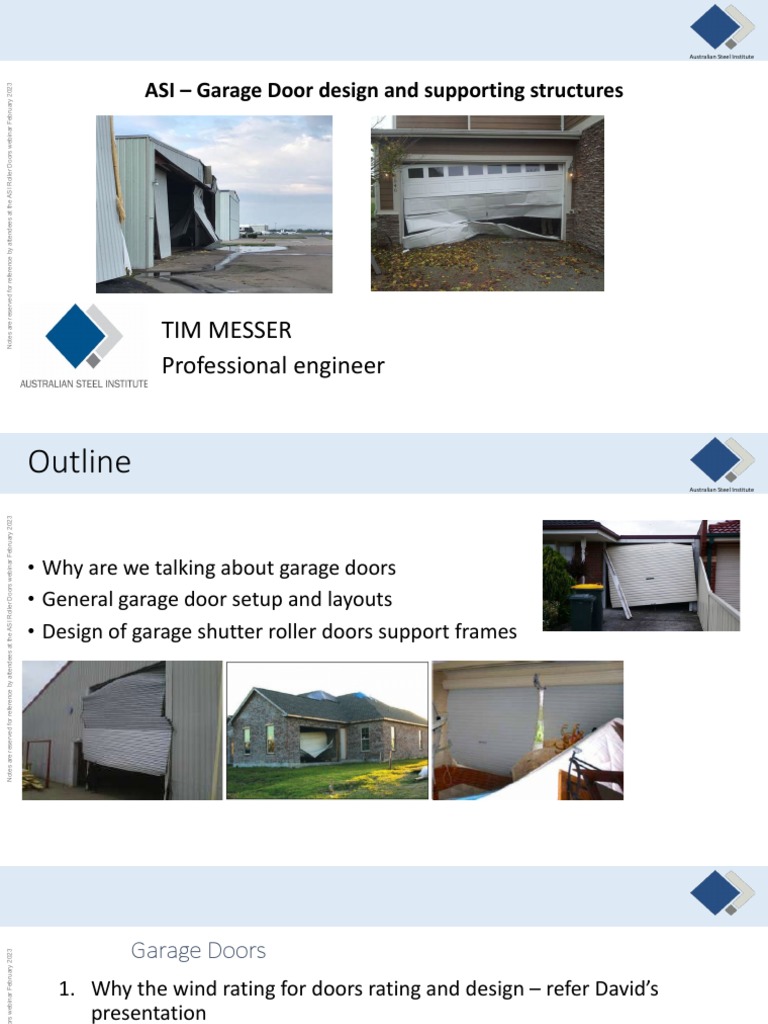 Roller Door Design and Standards Overview | PDF | Door | Garage ...