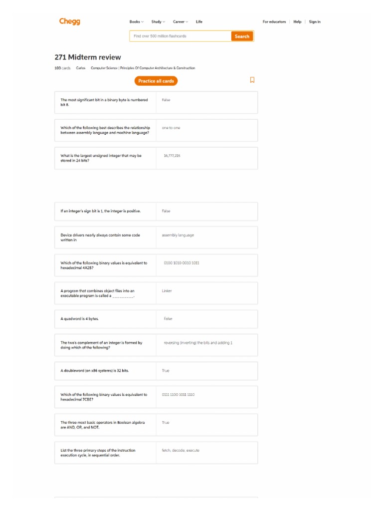 Screencapture Chegg Flashcards 271 Midterm Review Deck 2023 01 09 07 ...