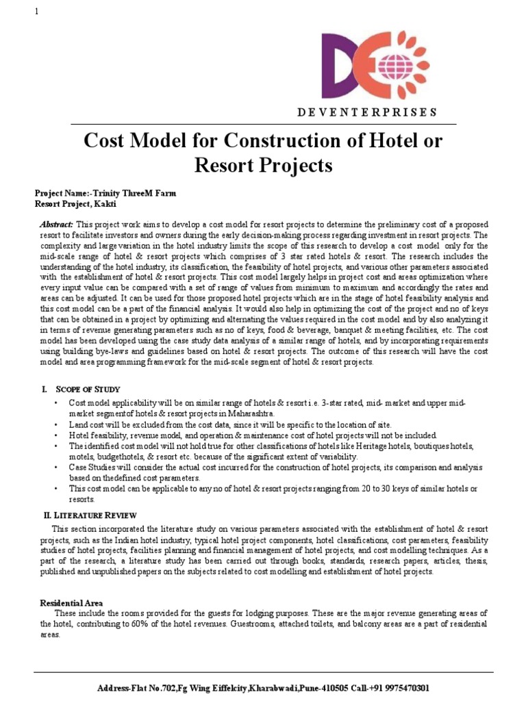 Kakti Resort project Report | PDF