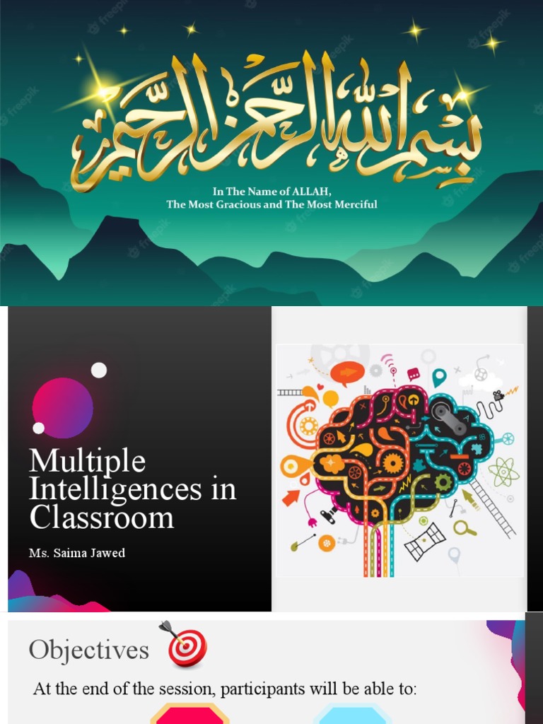 Multiple Intelligences in Classroom | PDF | Intelligence | Thought