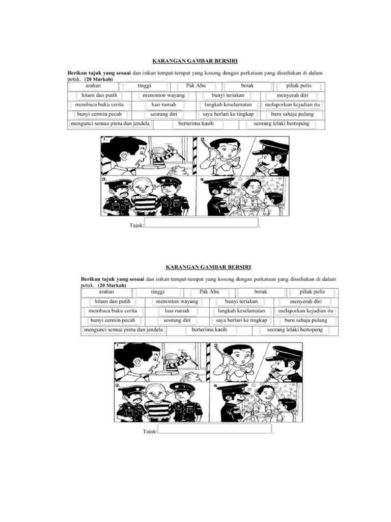 karangan bergambar | PDF