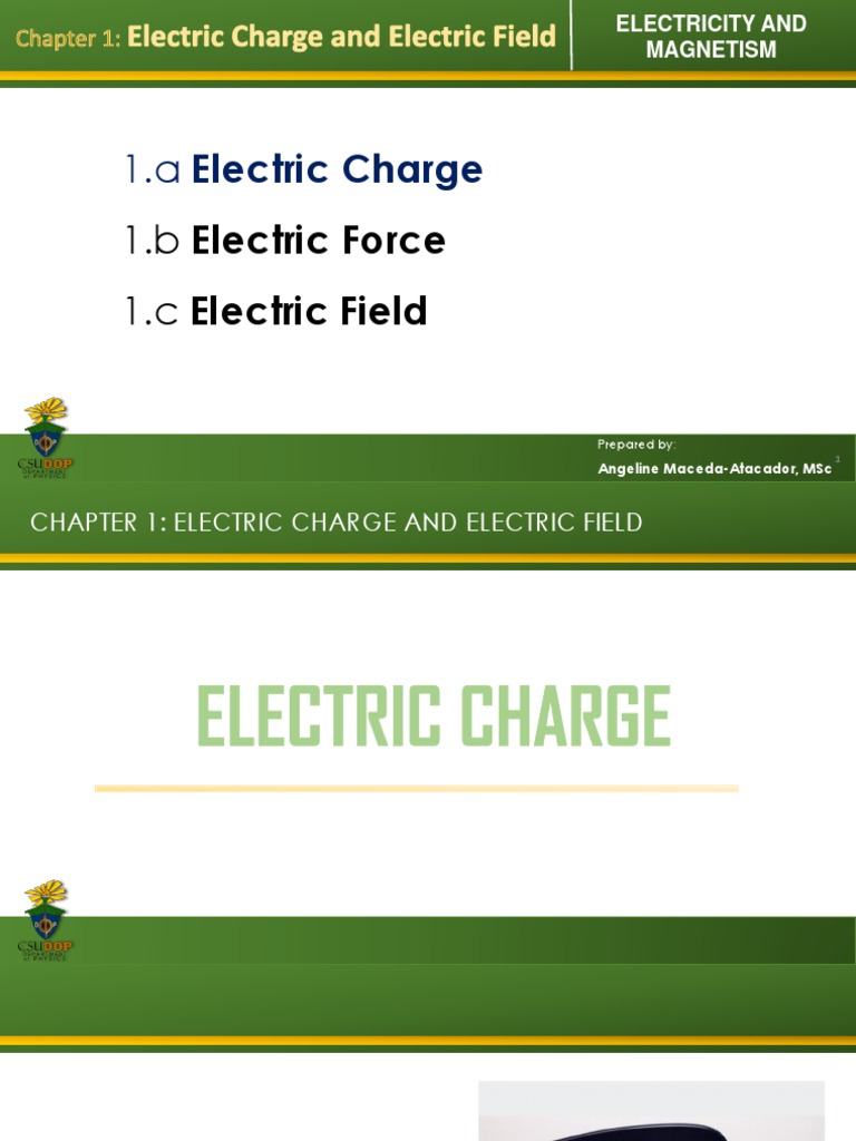 Electrostatics Part 1 | PDF | Electric Charge | Electric Field