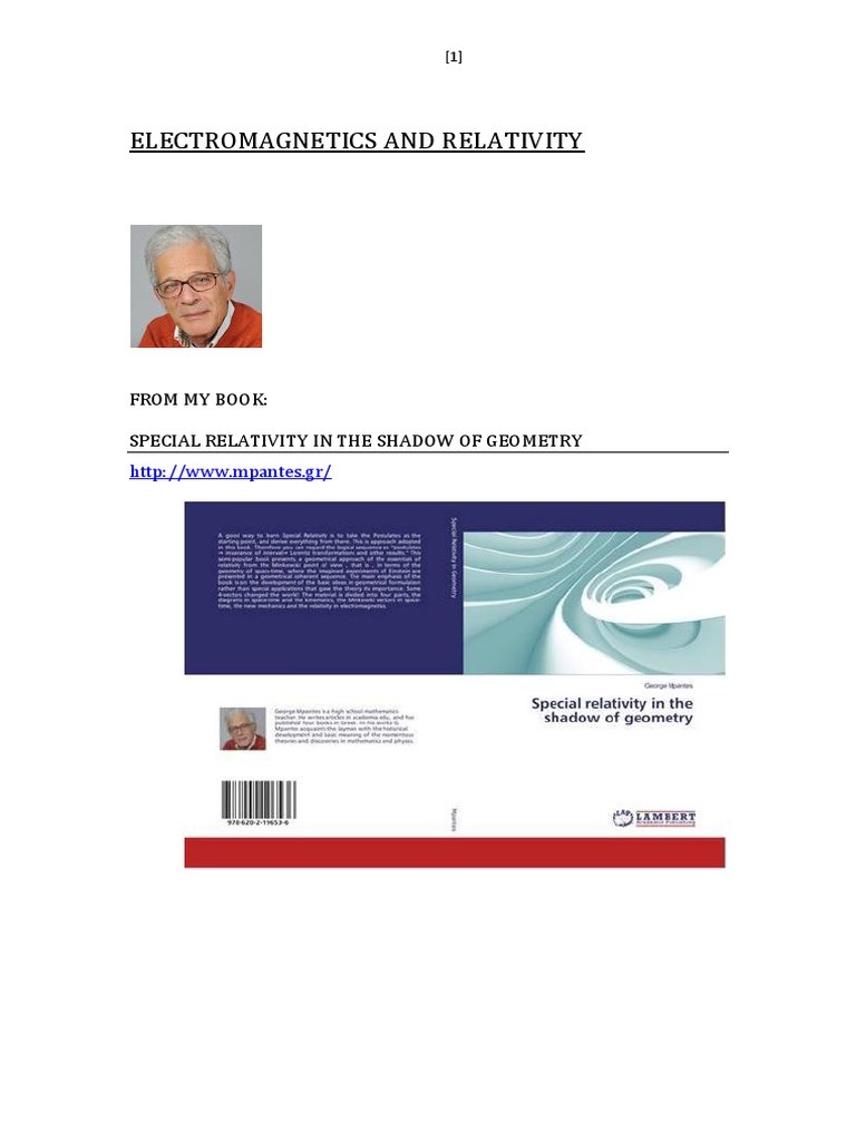 Electromagnetism in Relativity Framework | PDF | Field (Physics ...