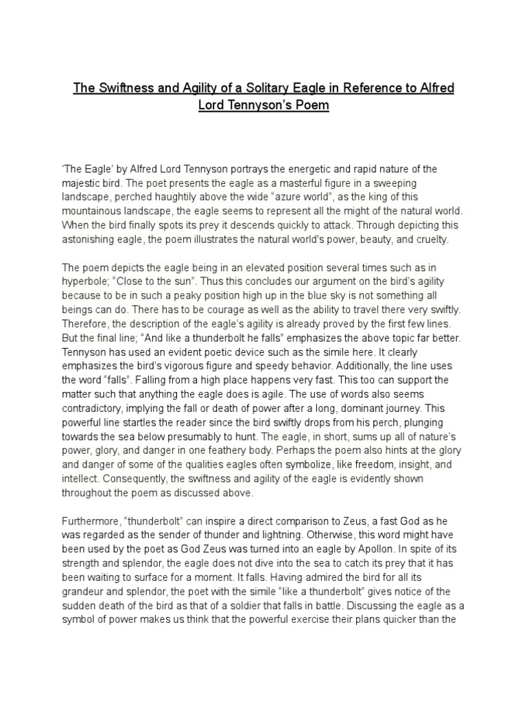 The Eagle’s Swiftness & Agility | PDF