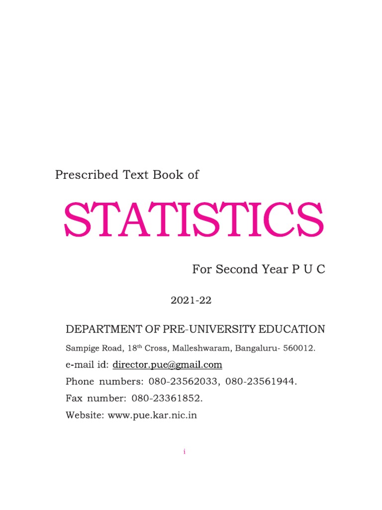 102 II Puc Statistics | PDF