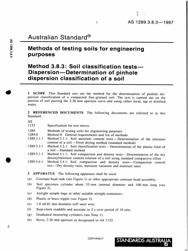 As 1289.3.8.3-1997 | PDF