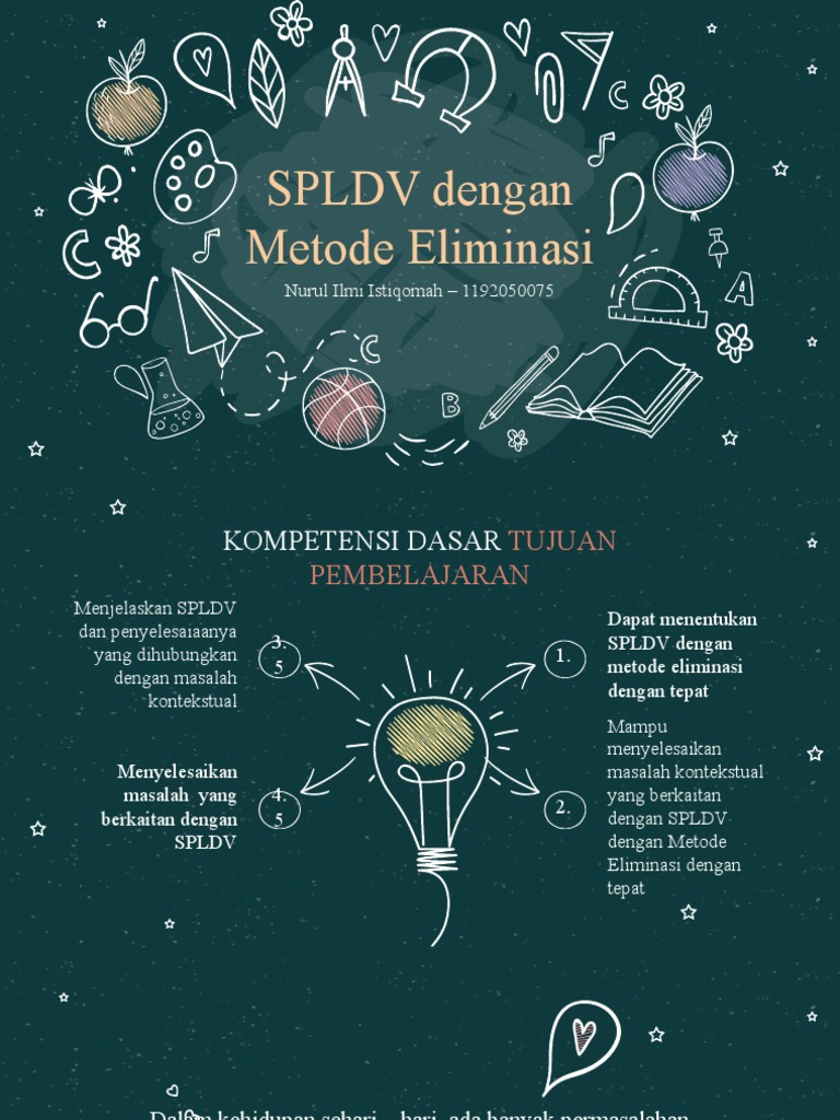 SPLDV Metode Eliminasi | PDF