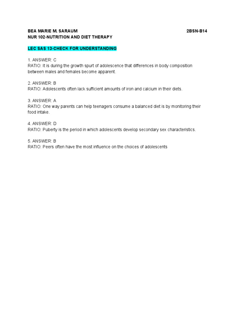 Nur 102 Lecture Sas 13-23 | PDF | Cirrhosis | Edema