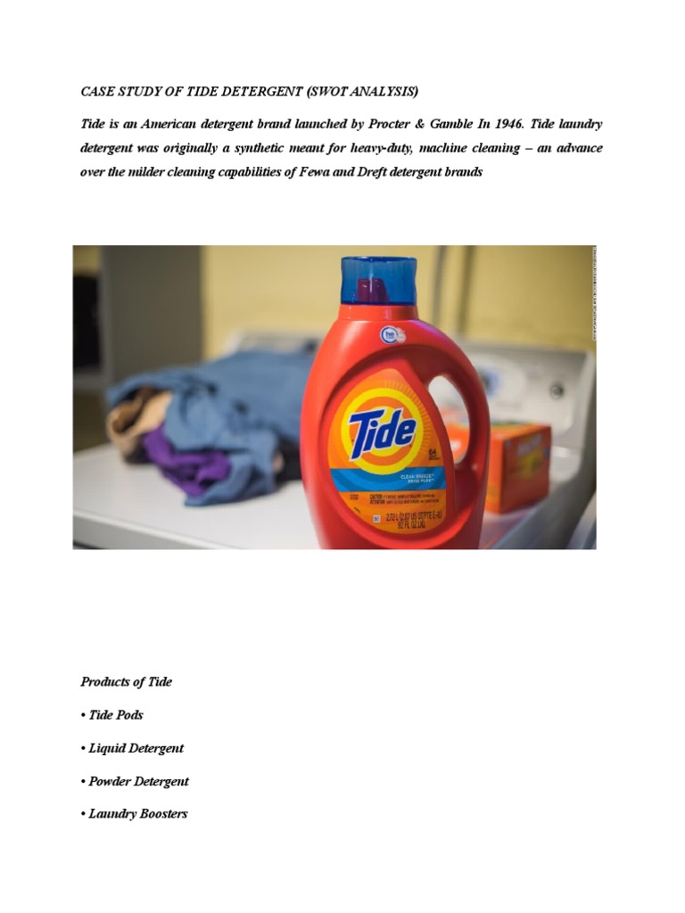 Tide Swot | PDF | Brand | Marketing