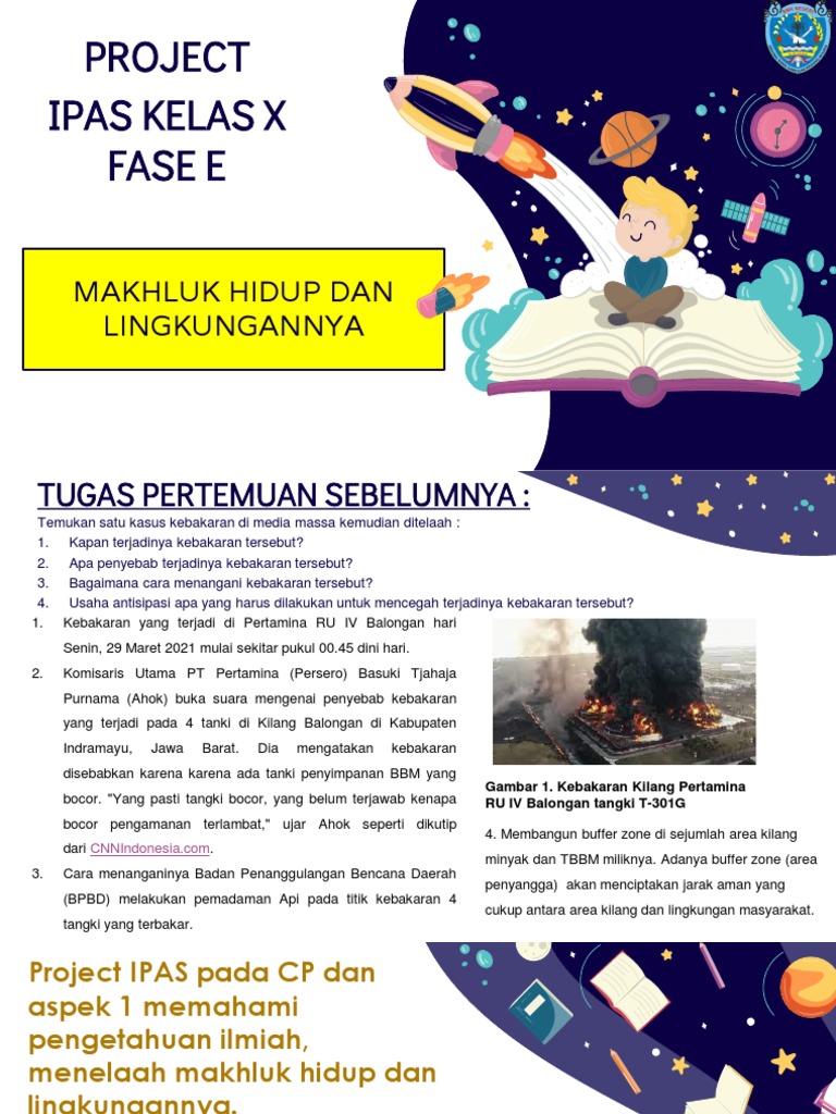 Makhluk Hidup Dan Lingkungannya IPAS Kelas X Fase E | PDF