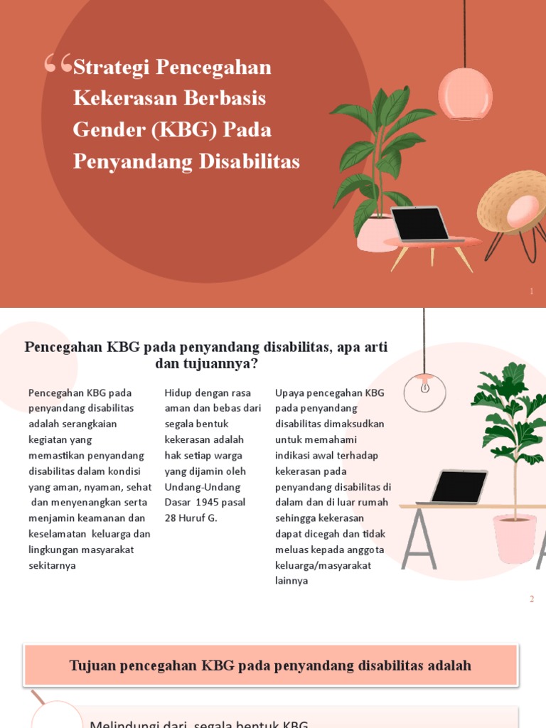 Strategi Pencegahan Kekerasan Berbasis Gender (KBG) Pada Penyandang Disabilitas | PDF