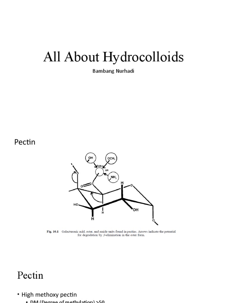 All About Hydrocolloids | PDF | Chemistry | Chemical Substances
