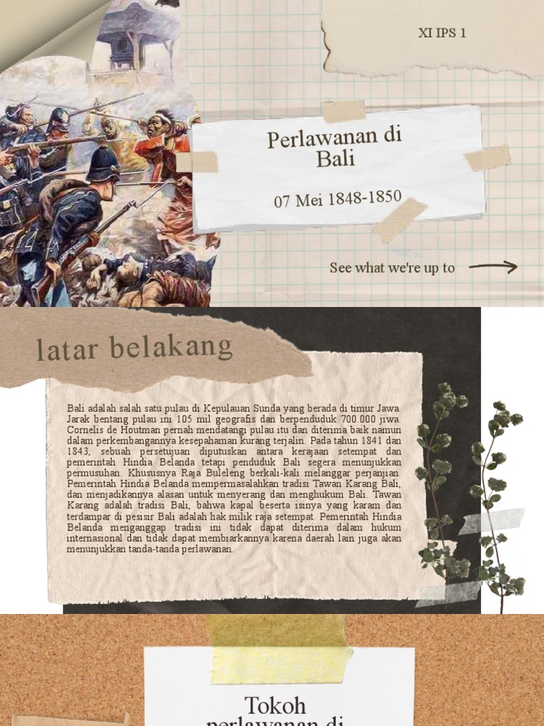 Sejarah Indonesia (Perlawanan Di Bali) | PDF