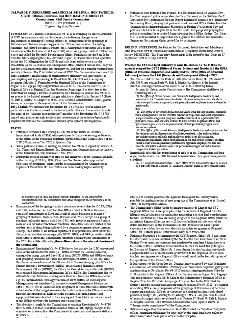 080 - Fernandez v. Sto Tomas | PDF | Employment | Injunction