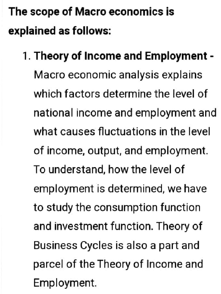 Macro Economics | PDF