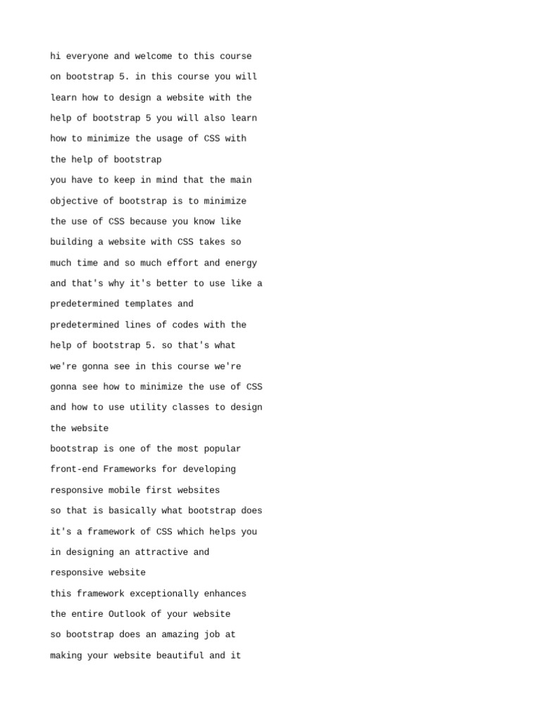 (English (Auto-Generated) ) Bootstrap 5 Full Course 2023 - Bootstrap Zero To Mastery - Bootstrap ...