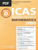 ICAS 2017 Math Year9-10 | PDF | Mathematics