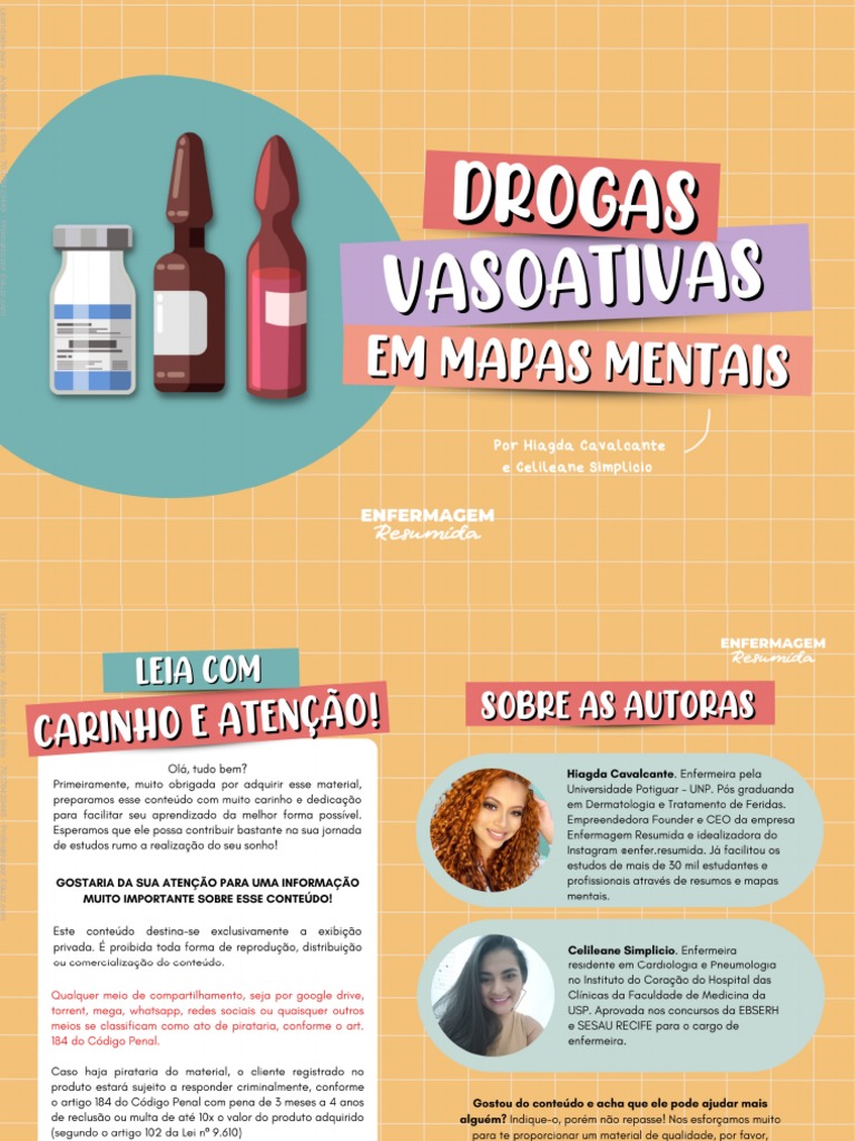 23.1-Drogas Vasoativas Mapas | PDF