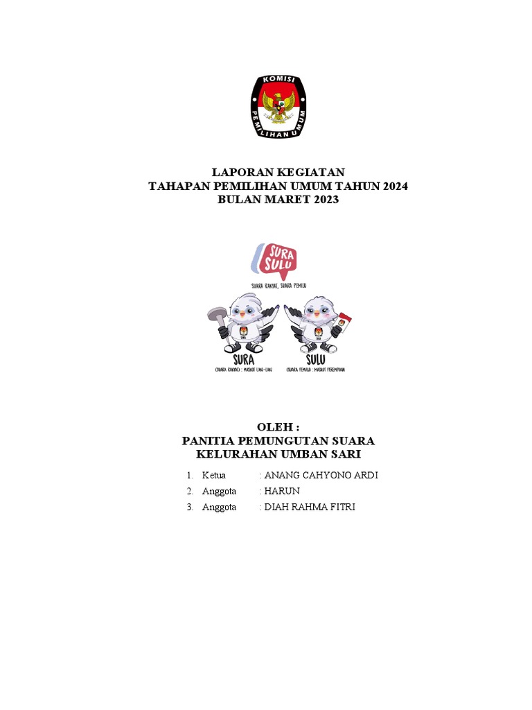 3 Laporan Kinerja-Maret | PDF
