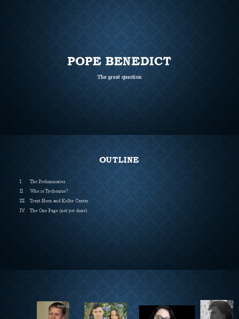 Benedict | PDF | Catholic Church | Pope