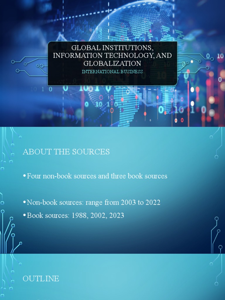 Impact of Information Technology On Globalization | PDF