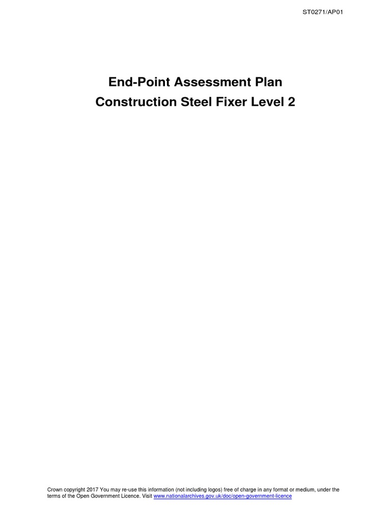 Construction Steel Fixer | PDF | Specification (Technical Standard ...