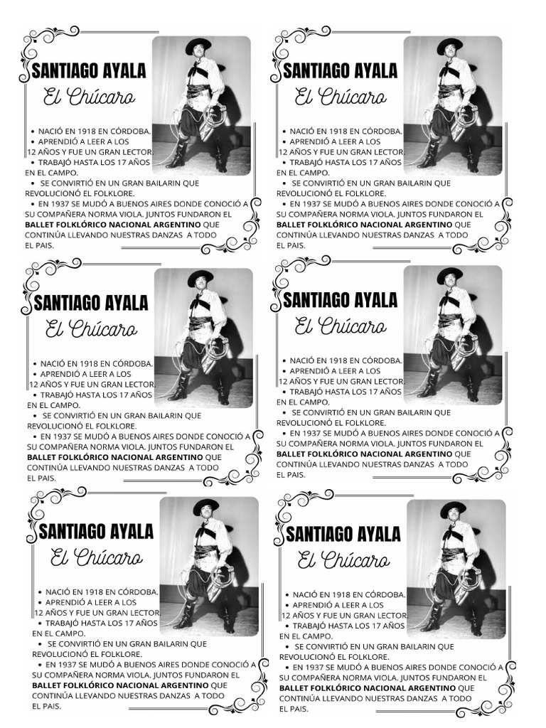 Recortable El Chucaro | PDF