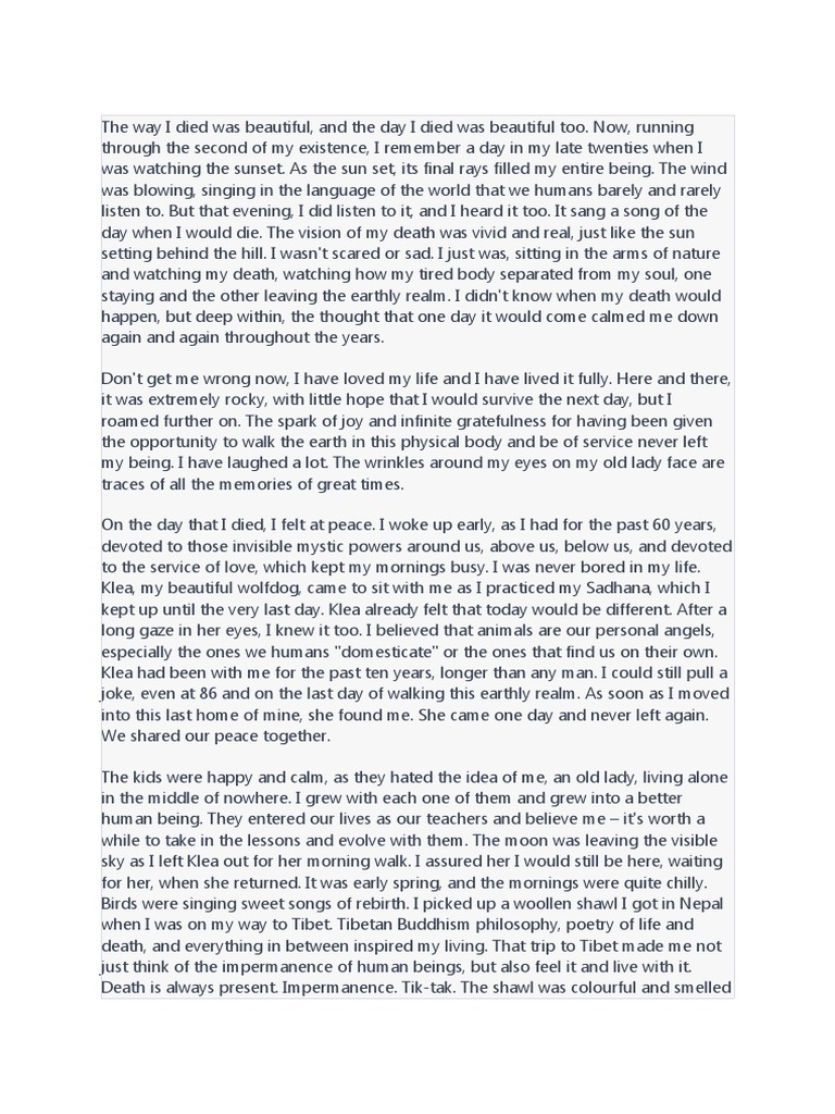 the way she died | PDF