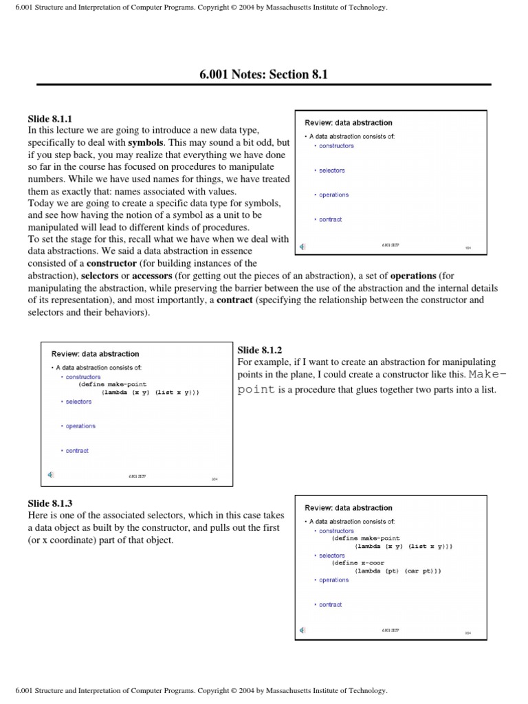09 Symbols and Quotation | PDF | Data Type | Scheme (Programming Language)