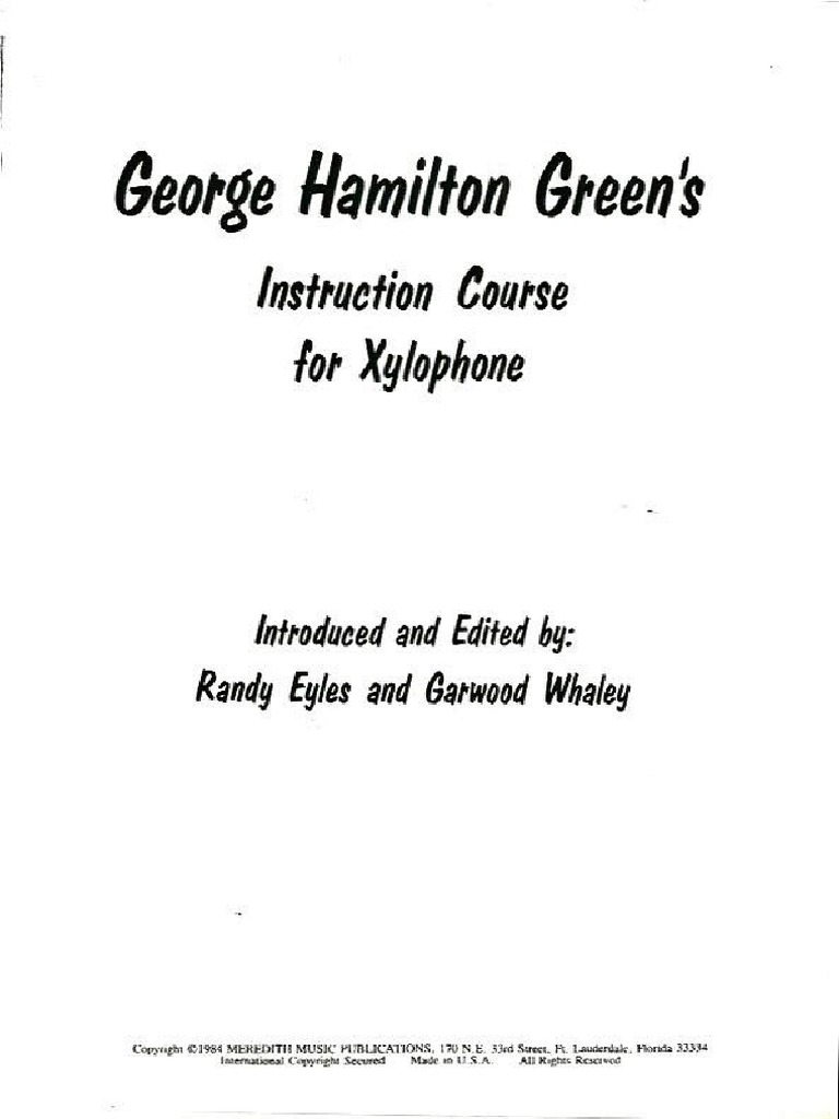Hamilton Green PDF | PDF