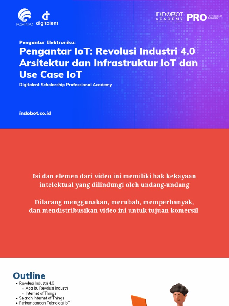 Topik 1 Pengantar IoT Sejarah, Trend, Revolusi Industri 4.0 Dan Potensi IoT | PDF | Seni | Komputer