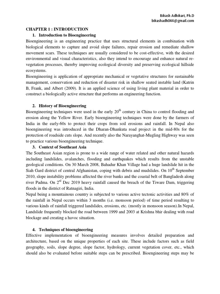 Introduction To Bioengineering | PDF | Home & Garden | Science ...