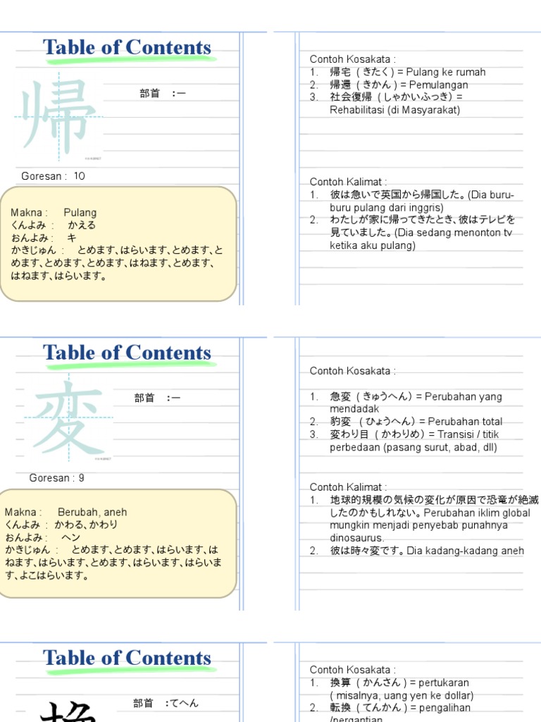 Kanji 9 | PDF