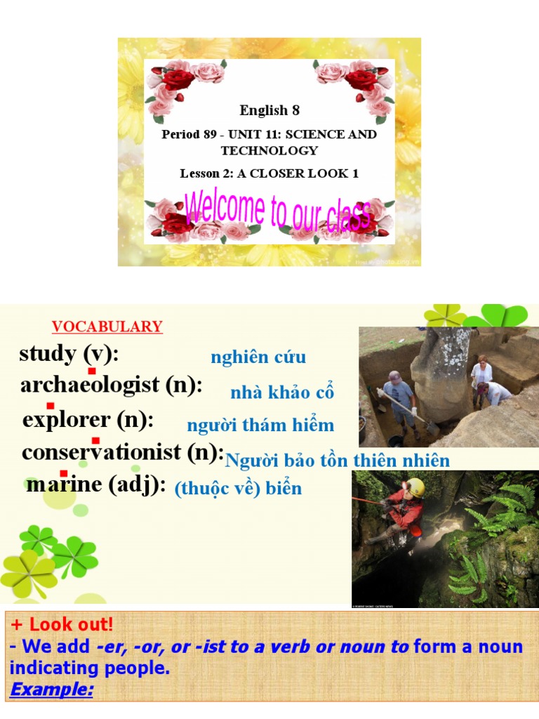 Unit 11 Science and Technology Lesson 2 A Closer Look 1 | PDF | Stress (Linguistics) | Science