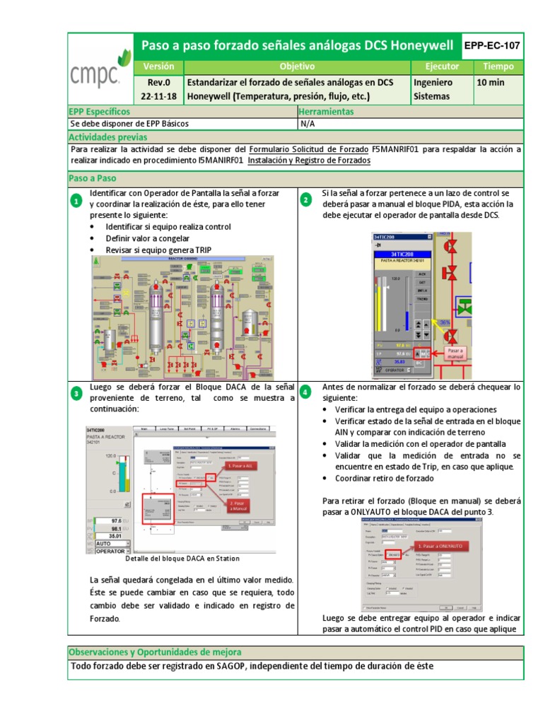 EPP-EC-107 Paso a Paso Forzado Transmisores DCS Honeywell (1) (1) | PDF