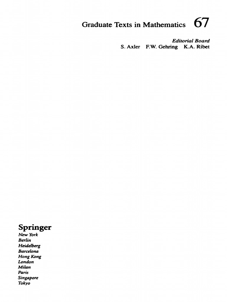 (Graduate Texts in MathEncyclopedia of Mathematics and Its Applications ...