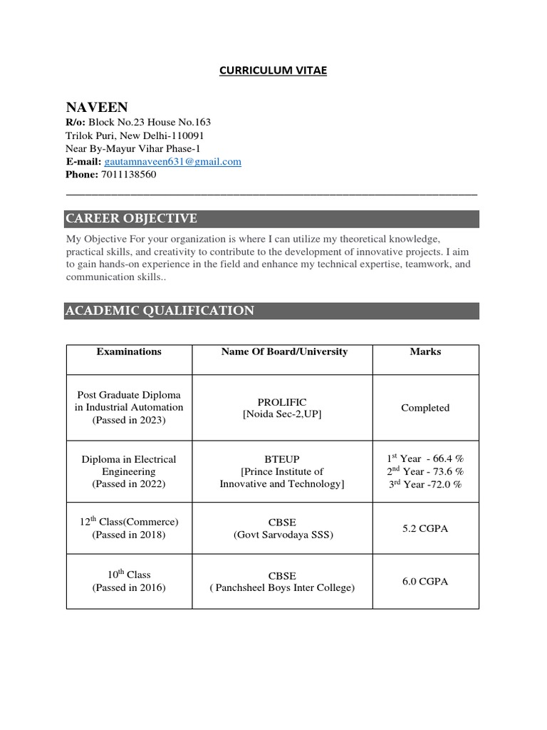 My CV | PDF | Programmable Logic Controller | Engineering