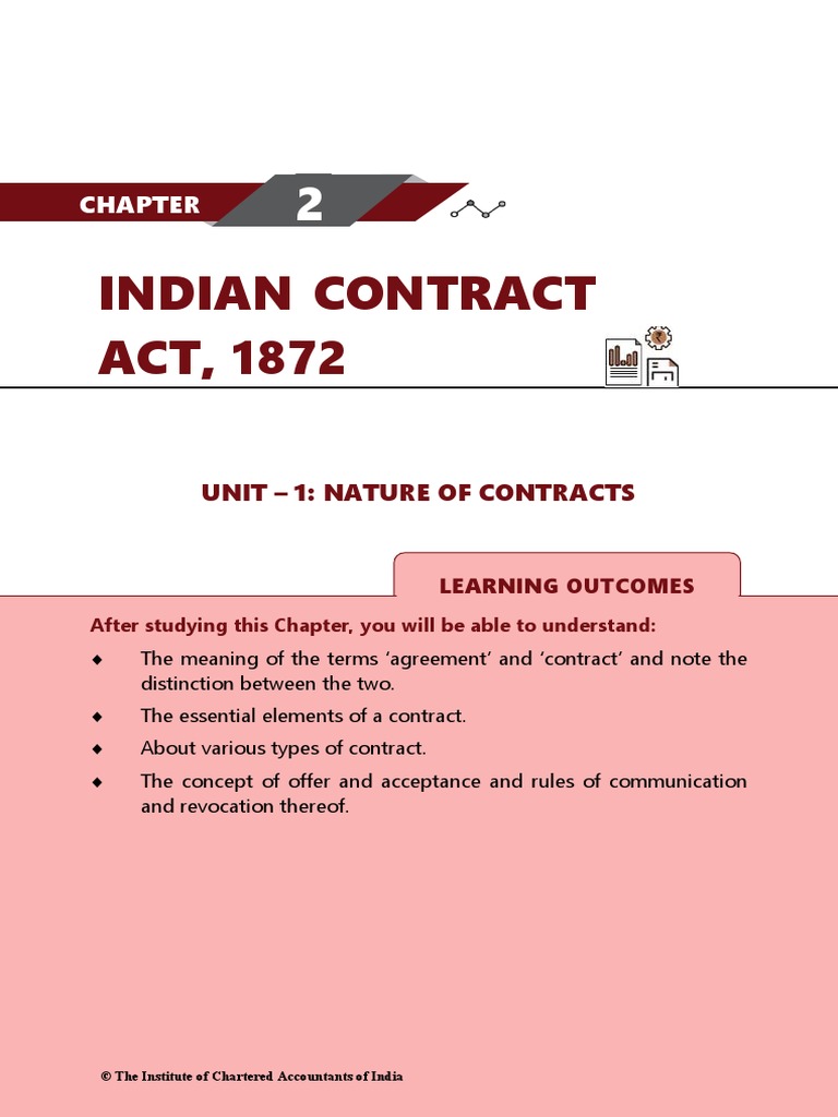 Unit 1 Nature of Contracts | PDF | Offer And Acceptance | Consideration