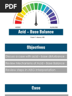Acid-Base Worksheet | PDF | Intensive Care Medicine | Clinical Medicine