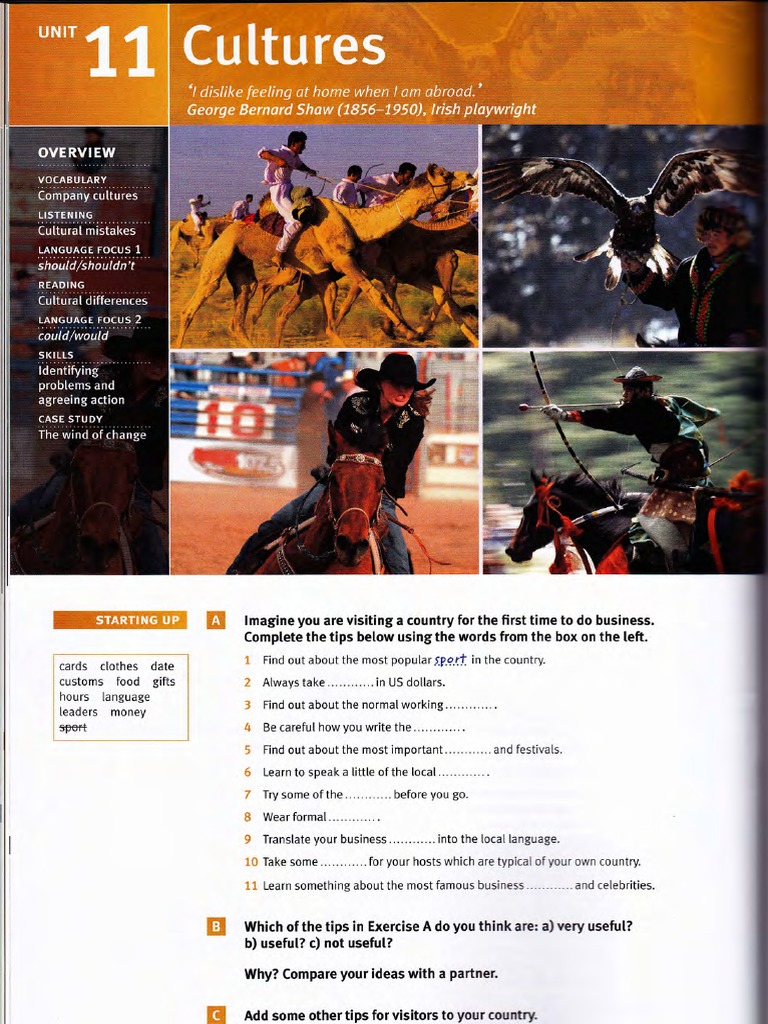 Unit 11-Cultures-Sb | PDF