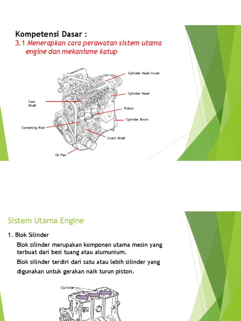 Komponen Utama Mesin Dan Katup | PDF